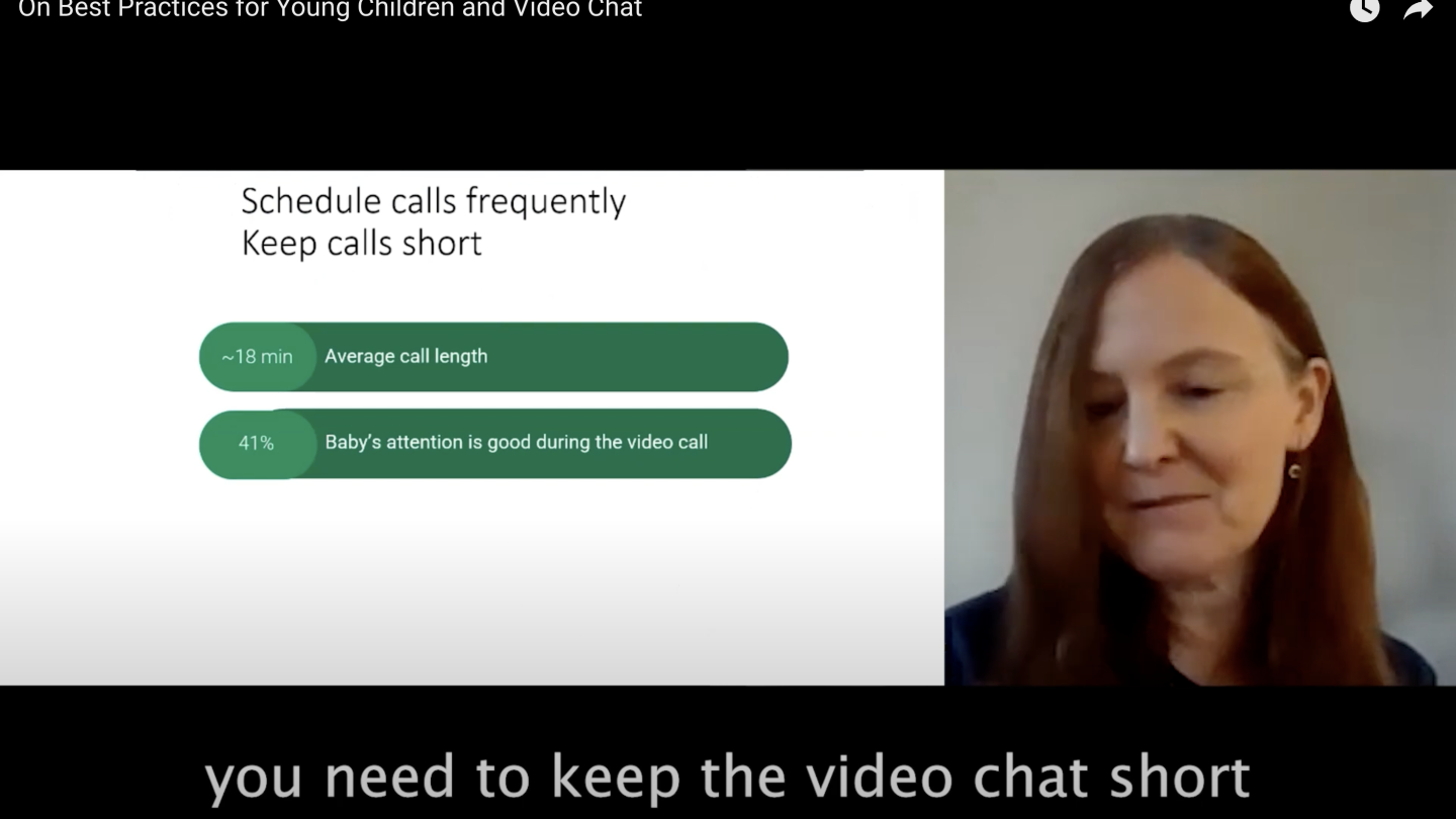 Best Practices for Using Video Chat with Young Children - Children and ...