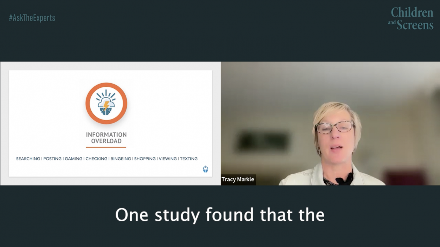 Information Overload and Adolescent Screen Use - Children and Screens