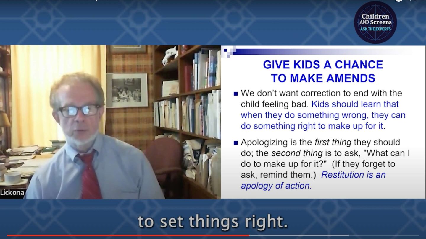 Kindness, Respect, and Character-Based Discipline - Children and Screens