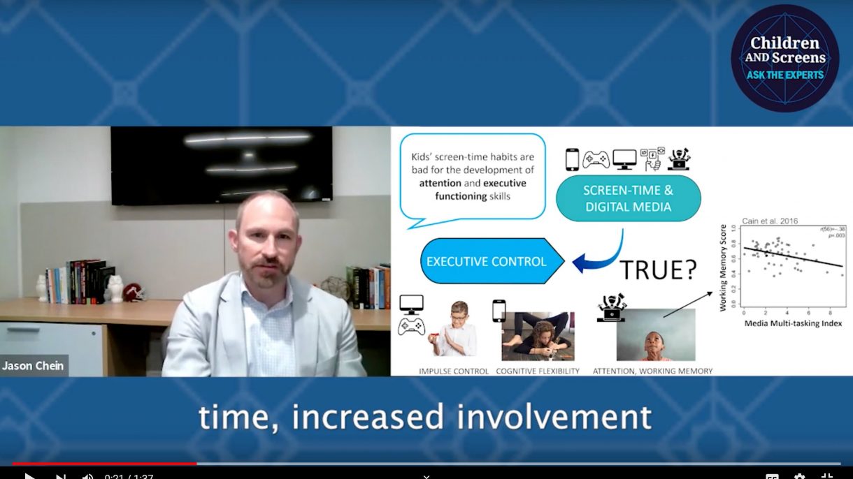 Screen Time and Executive Function - Children and Screens