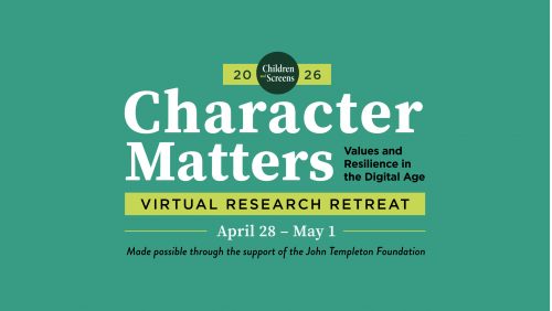 Character Matters: Values and Resilience in the Digital Age - Children ...